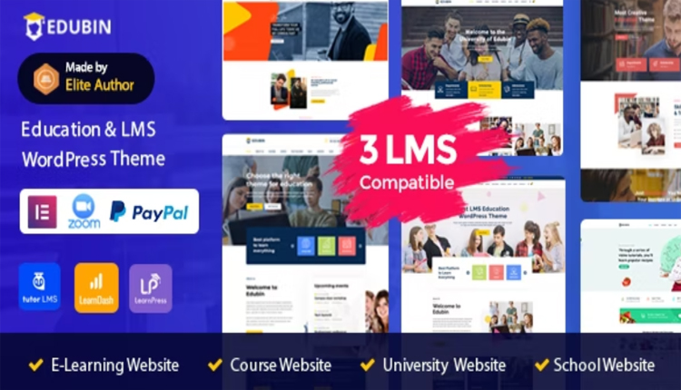 Edubin Education WordPress Theme Themeforest - GPL Good Edubin Education WordPress Theme Themeforest - GPL Good